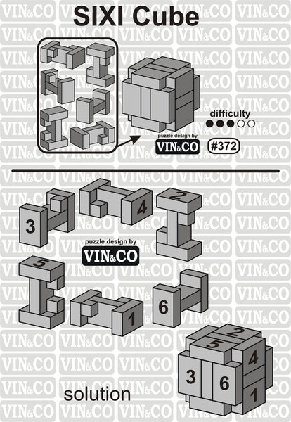 SIXI Cube - Solve It! Think Out of the Box