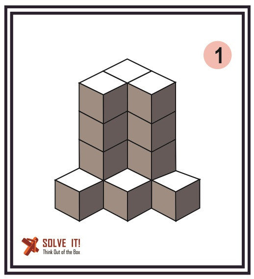 Double Soma Cube - Wooden Puzzle - Solve It! Think Out of the Box