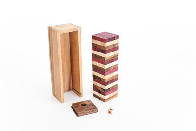 jenga blocks colored