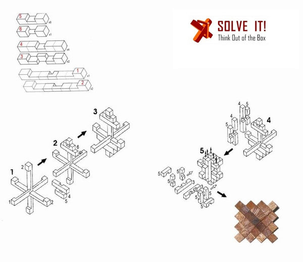 Crystal Puzzle - Solve It! Think Out of the Box